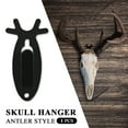 PIT66 1Pc Black European Mount Skull Wall Hanger Hook Deer Antelope Antler Style- 20lb - Walmart.com