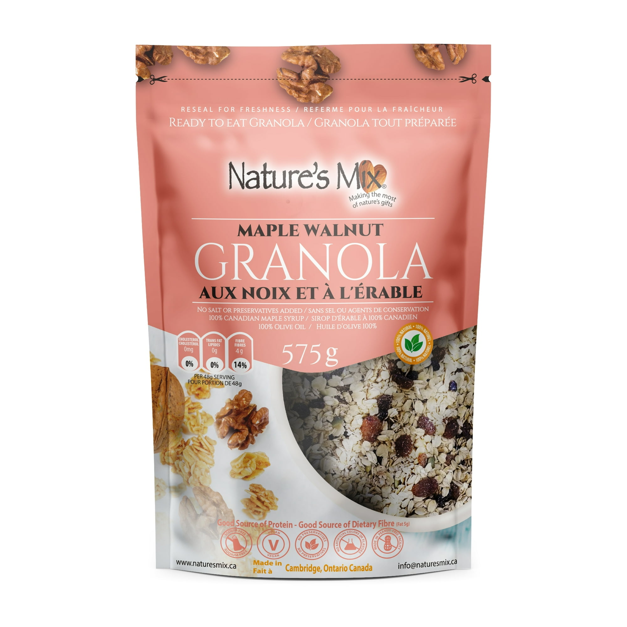 Click here for Natures Mix Maple Walnut Granola 575g 575 prices
