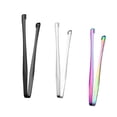 Pack of 3 Stainless Steel Kitchen Tongs with Long Handle for Safe ...