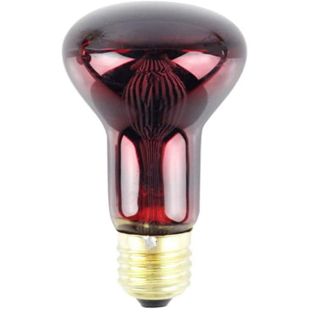 Reptile Heat Lamp Bulb - 60W Infrared Heat Emitter Bulbs No Harm Heater ...
