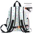 ALAZA Flamingo Palm Tree Sun Pattern School Backpack Student Bookbag ...