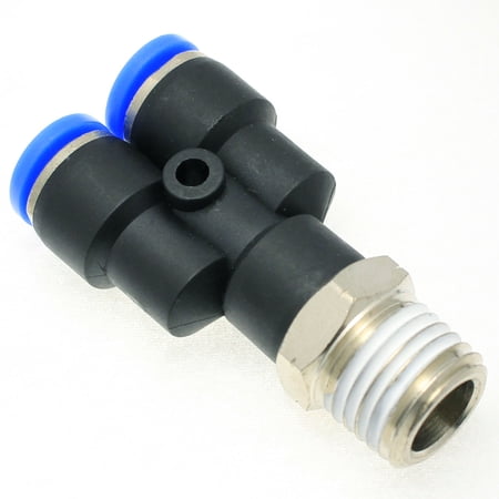 Push to Connect Male Y Fitting 3/8" OD - 1/2" NPT Male | Walmart Canada