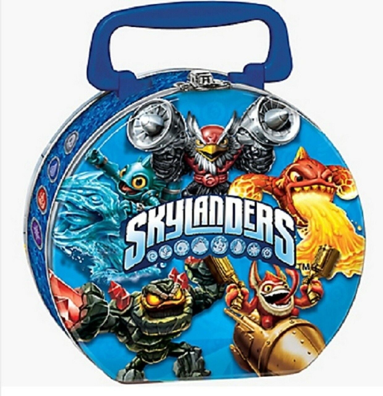 Party Favors - Skylanders - Collectible Tin Box - Round - Blue ...