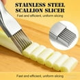 Shred Silk The Knife, 2026 Stainless Steel Finger Guard Green Onion ...