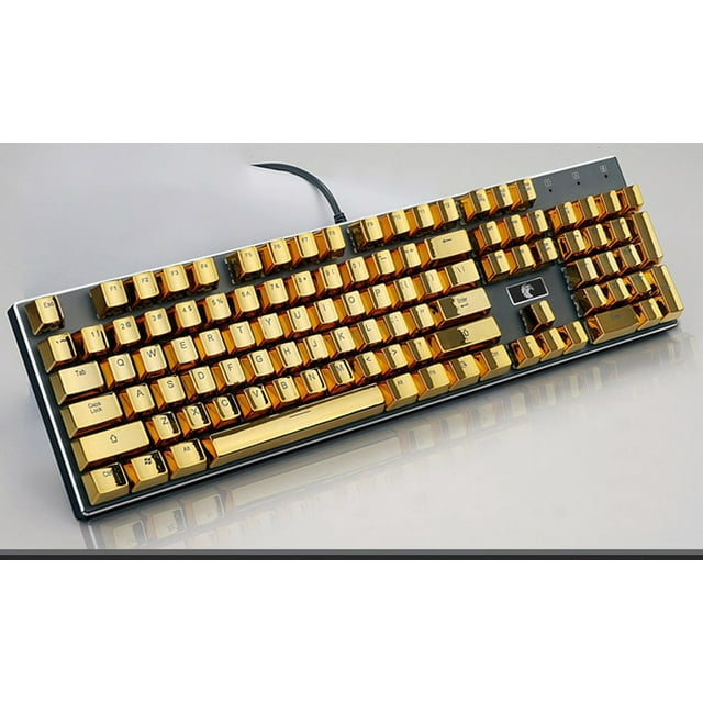 OEM Electroplated Metallic Gold Keycaps - Walmart.com