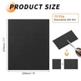 10 Pcs 320 Grit Sandpaper, 9 x 11 Inch Sand Paper Silicon Carbide ...