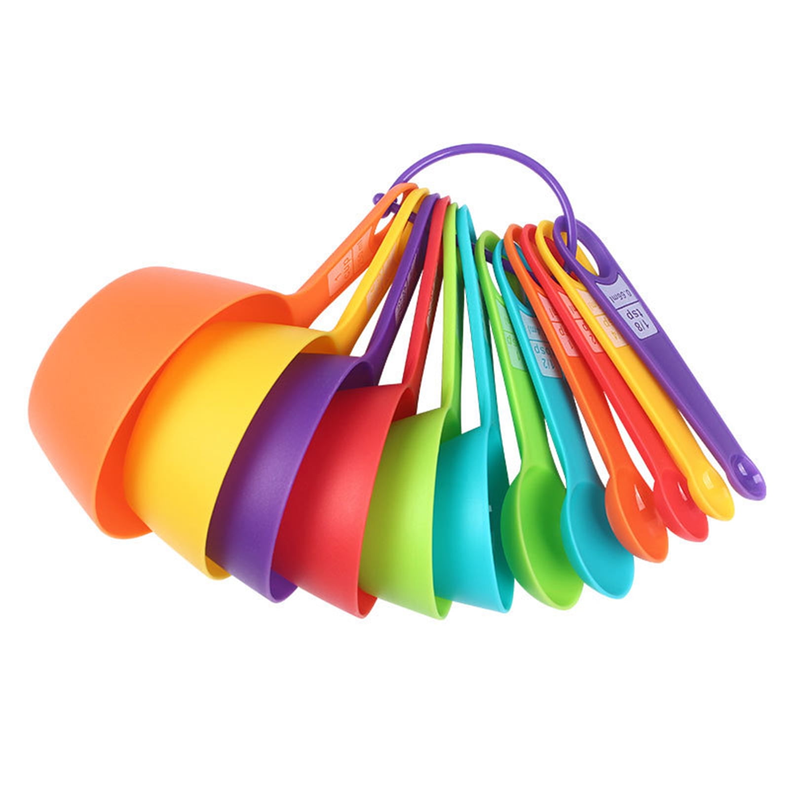 Measuring Spoon Set 1 Set, Food Grade, Bright Color, Smooth Edge, Scale ...