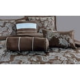 Chezmoi Collection Tuscany 7-Piece Comforter Set - Blue Brown Paisley ...