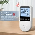 Upgraded Watt Meter, Usa Meter Plug Home Energy Monitor Consumption ...