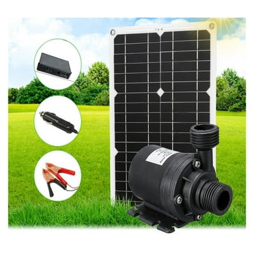 800L/H 50W Solar Submersible Aquarium Solar Pond Pump Ultra-Quiet Fish ...
