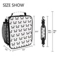 ALAZA Cute Panda Cartoon Lunch Box Insulated Cooler Lunch Bag with ...