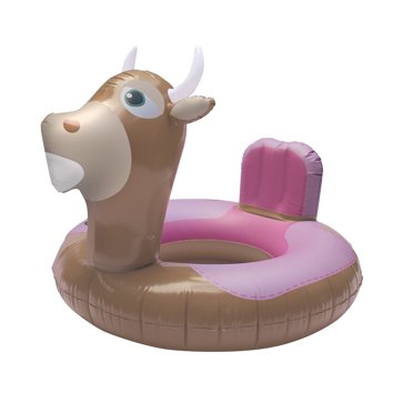 Inflatabull - Durable Inflatable Bull-Riding Pool Float Toy for Kids ...