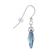 One Pair Austrian Crystal 16mm Teardrop .925 Sterling Silver Earrings ...