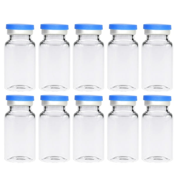 NUOLUX Vials Glass Vial Headspace Bottle Sample Jars Medicine Anhydrous ...