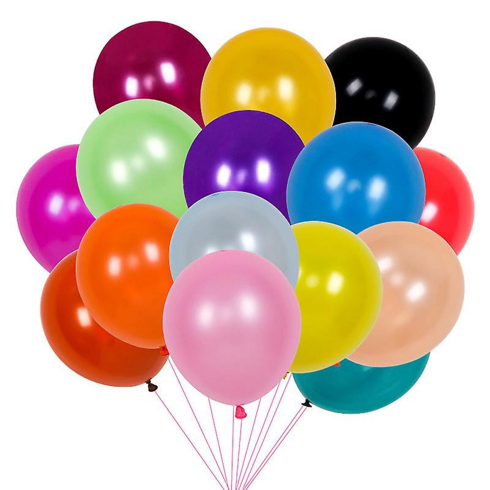 100 globos de colores, globos de látex arcoíris de 12 pulgadas ...