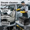 2500W Handheld High-Temp Steam Cleaner, 40.58oz Tank, 9 Gear Control ...