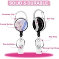 3 Pack Heavy Duty Badge Holder with Retractable Reel, ID Name Tag ...