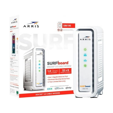 Arris Touchstone TM822G DOCSIS 3.0 8x4 Ultra-High Speed Telephony Modem ...