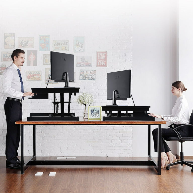 Adjustable Height Standing Desk 32 inches Converter Computer ...