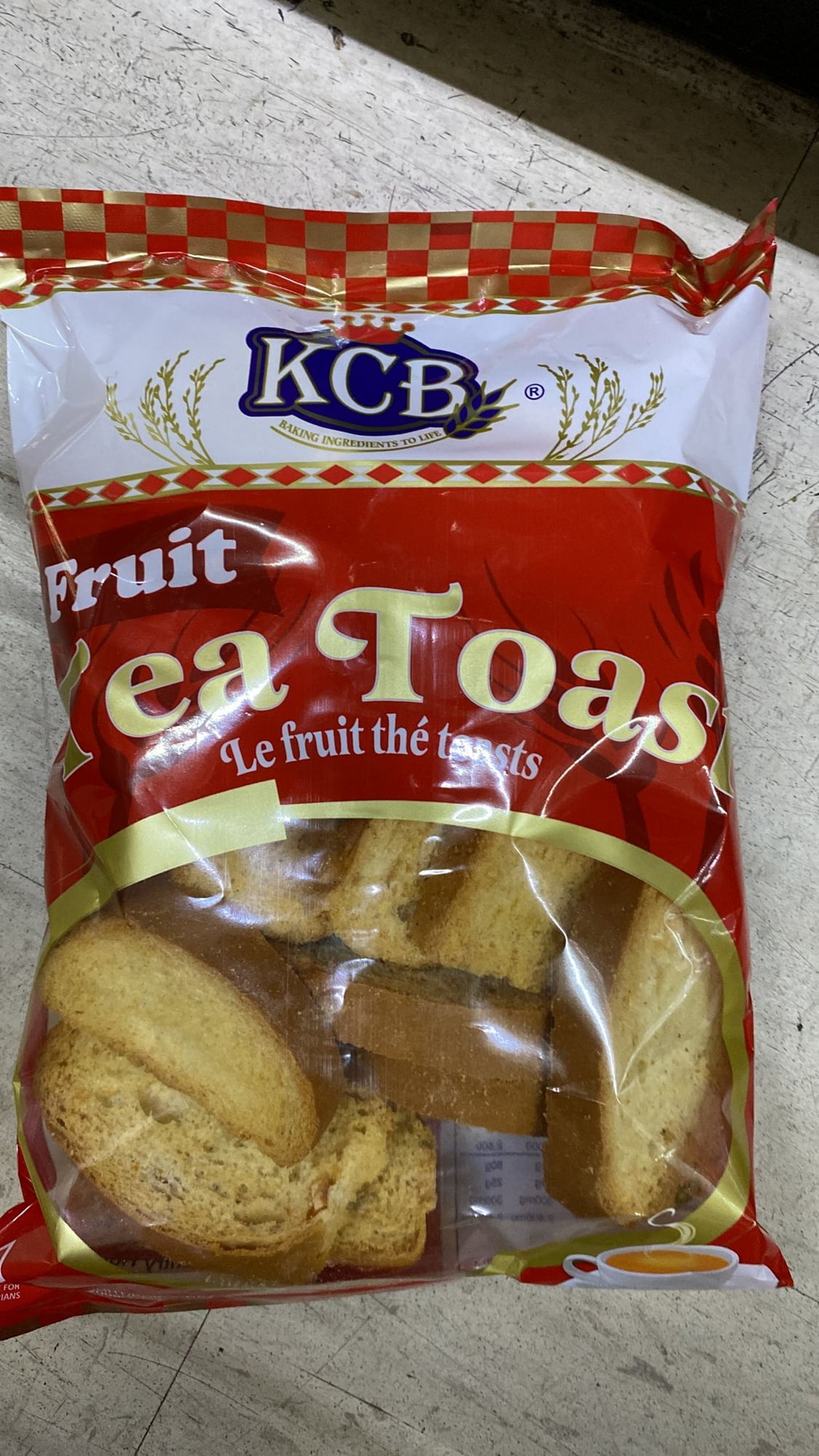 KCB Fruit Tea Toast (pack of 2) - 200 Grams - Walmart.com