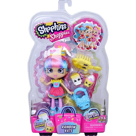 Shopkins Shoppies Rainbow Kate Doll Figure - Walmart.com
