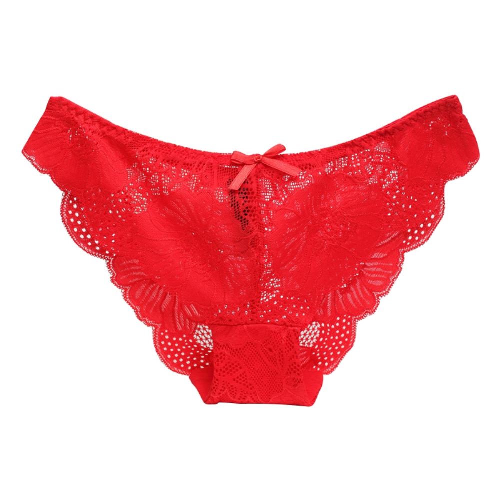 Spdoo Womens Underwear Invisible Seamless Bikini Lace Underwear Half ...