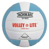Tachikara SVMNC Volley-Lite Training Volleyball, Powder Blue/White ...