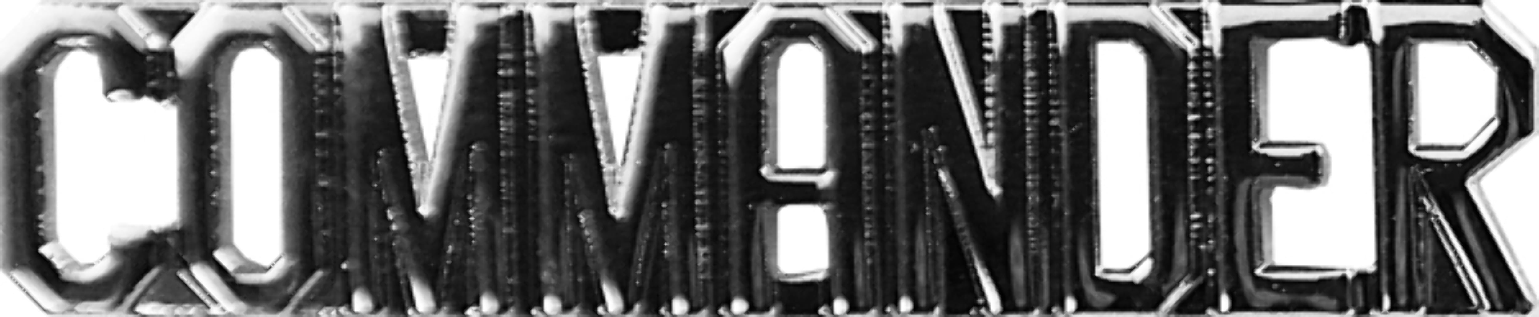 COMMANDER, Metal Letters 3/8 High - Walmart.com