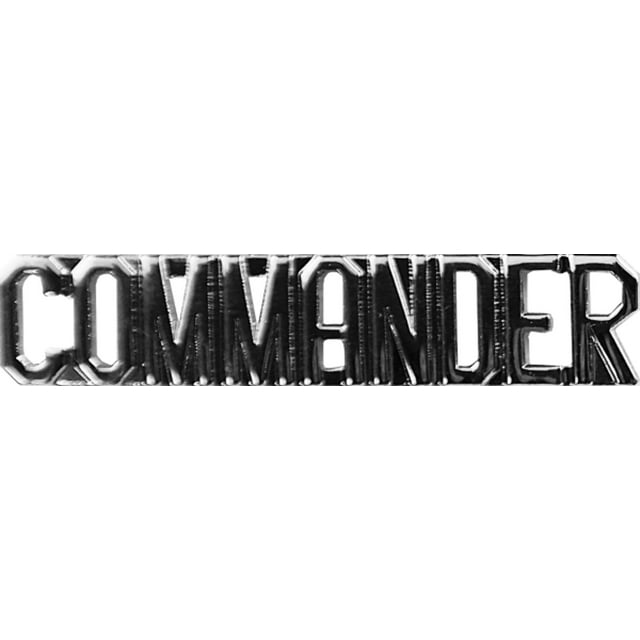 COMMANDER, Metal Letters 3/8 High - Walmart.com