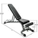Gym Weight Bench, Adjustable Weight Bench with 7 Back Positions and 4 ...