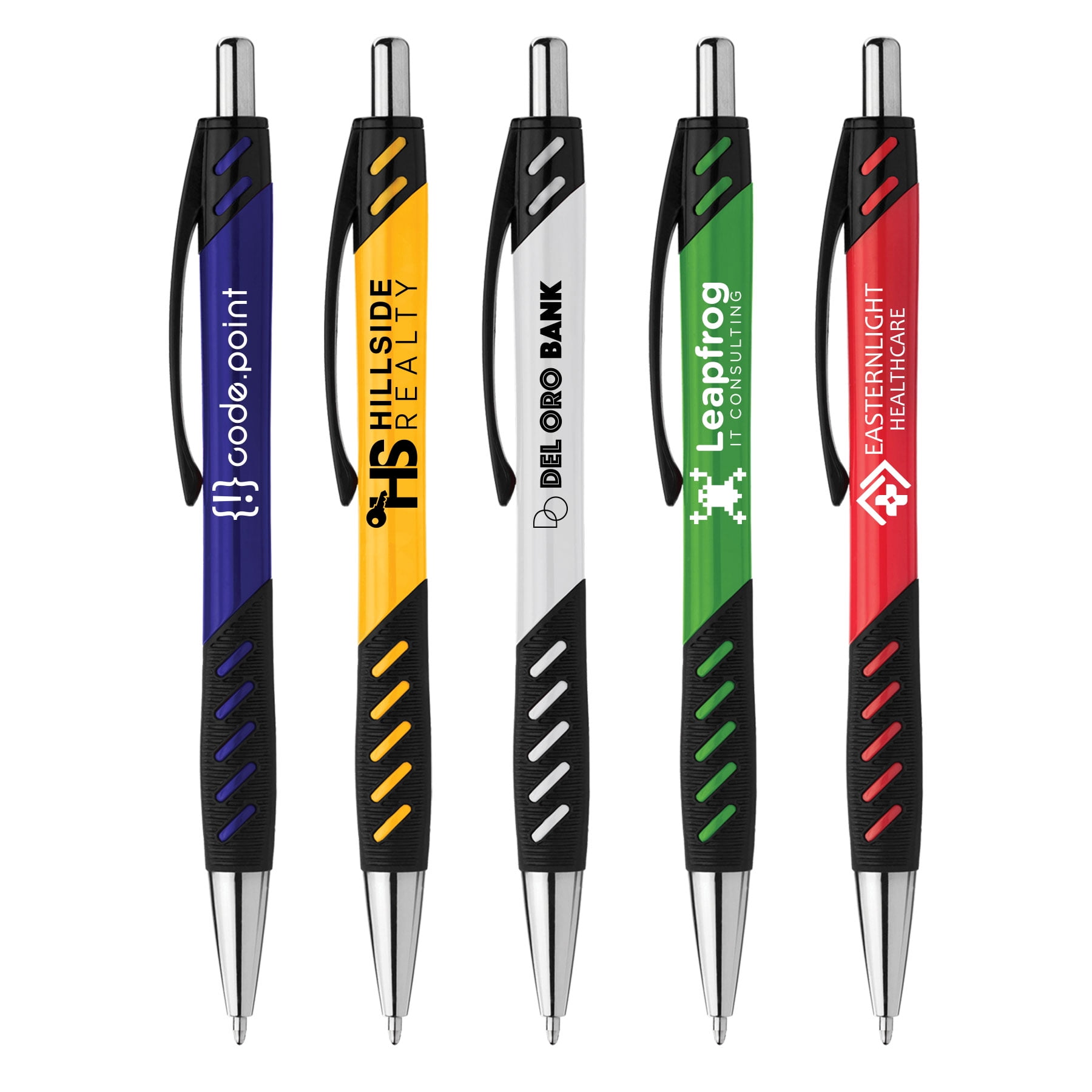 Personalized Meteor Plastic Click Pen Printed with Your Logo / Info ...