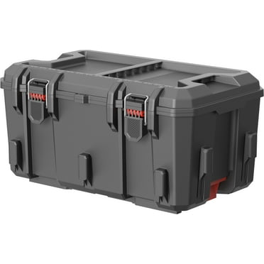 Costway Large Roller Tool Box with Wheels, 2-in-1 Mobile Tool Chest ...
