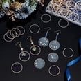 100Pcs 2 Colors Brass Linking Rings Ring Mixed Color 30x1mm 50pcs/color ...
