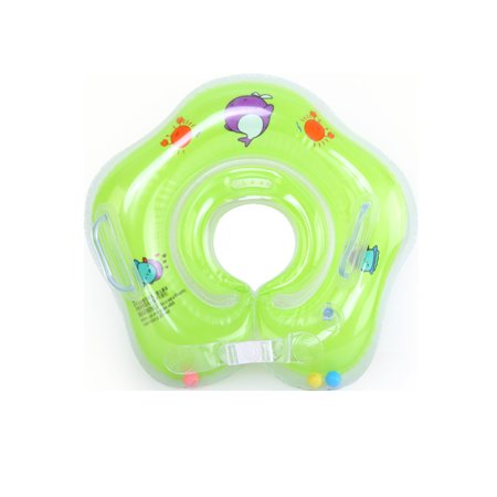 Baby Inflatable Swimming Ring Neck Swim Ring For Newborn Baby(green ...