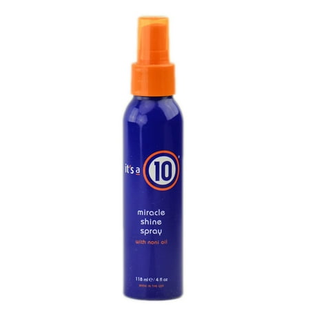 Size : 4 oz , It's a 10 Ten Miracle Shine Spray, hair scalp beauty ...