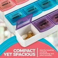 MEDca Monthly Pill Organizer, 28-Day Large Pill Planner, Weekly ...