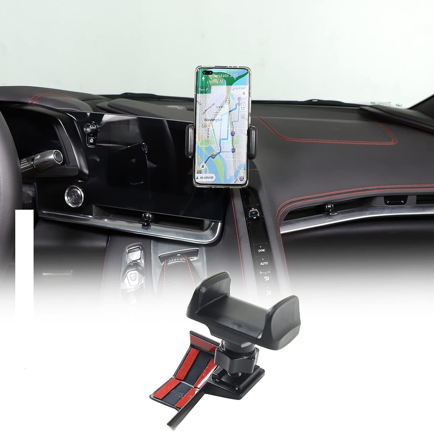 Car Phone Mount Fit for Chevrolet Corvette C8 2020-2023, Cell Phone ...