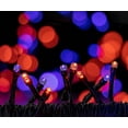 Touch Of Eco Solar LED Halloween String Lights, 68 Feet, Purple ...
