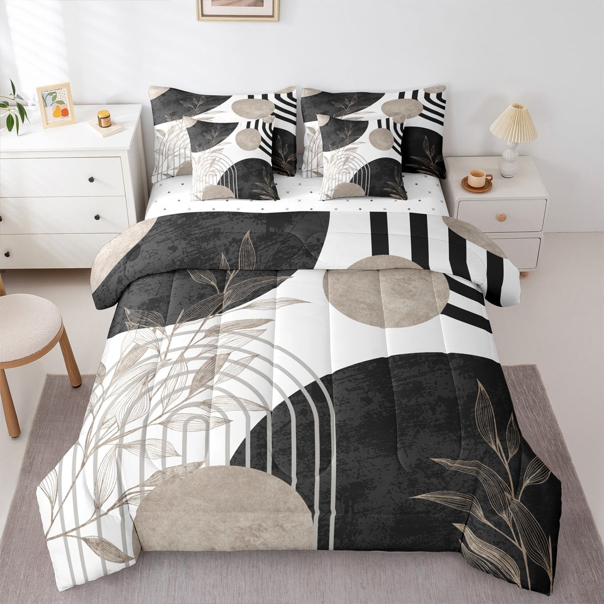 Click here for Manfei Modern Minimalism Bedding Comforter Set 7 P... prices