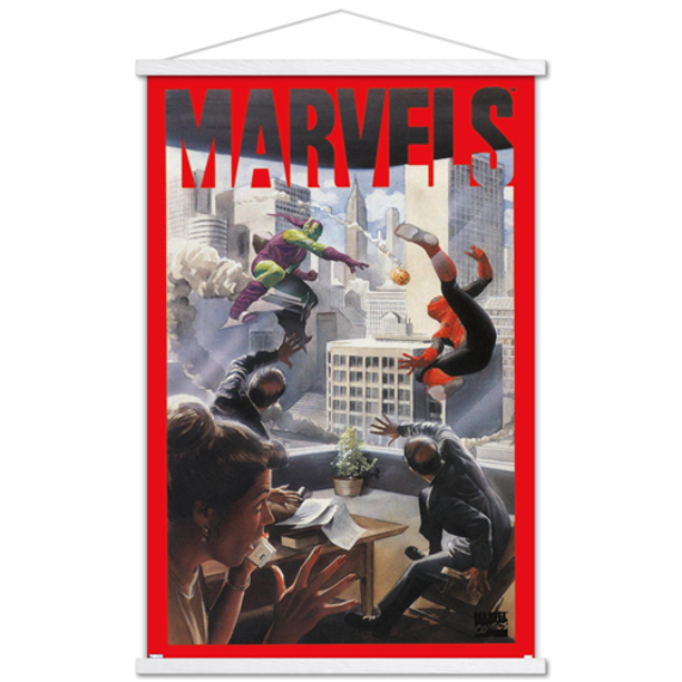 Marvel Comics - Spider-Man - Age of Marvels Wall Poster with Wooden ...