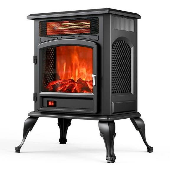 RedStone 5,200 BTU Portable Electric Infrared Heater with Cabinet, 1 ...