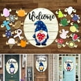 Gnome Door Hanger Welcome Sign with Interchangeable Holiday - Walmart.com