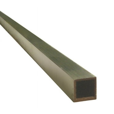 HILLMAN Steelworks Aluminum Square Tube, 1 In x 8 Ft x 1/16 In Size ...