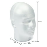 Styrofoam Male Head Bulk 11"X6.5"X8.5" - Walmart.com