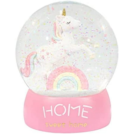 Unicorn Snow Globes for Kids Girls, Pink Snow Globe with Glitter, 100M ...