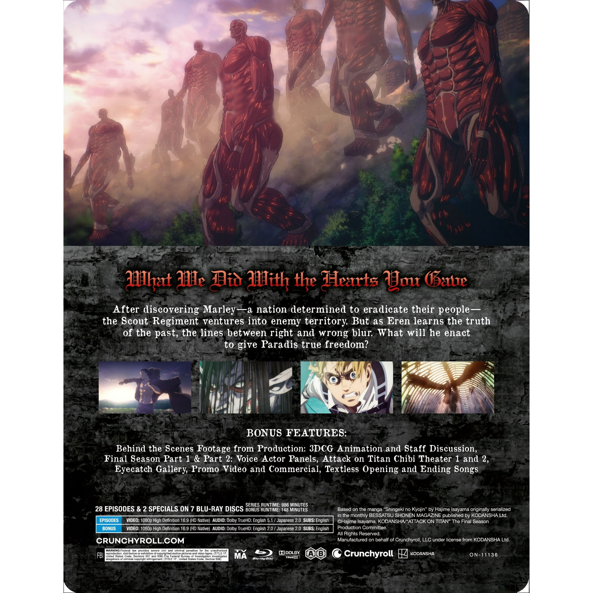 Attack on Titan - Final Season (US) - Blu-ray Forum