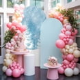 5FT Arch Backdrop Covers, Blue Christmas Wedding Arch Cover Stretchy ...