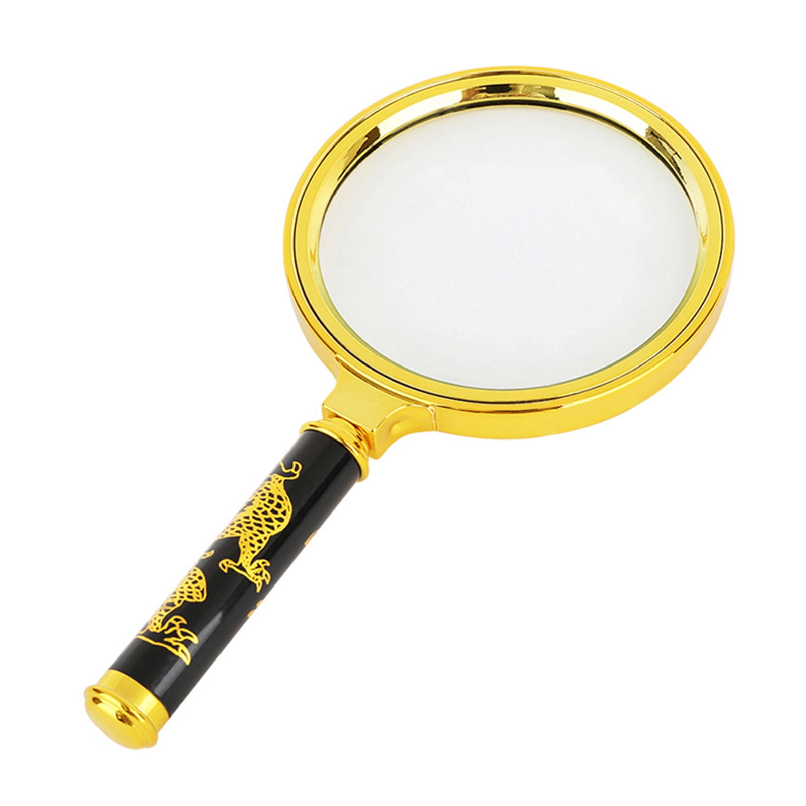 Magnifying Tool, 10X ABS Handheld Portable Dragon Pattern Handle Elder ...