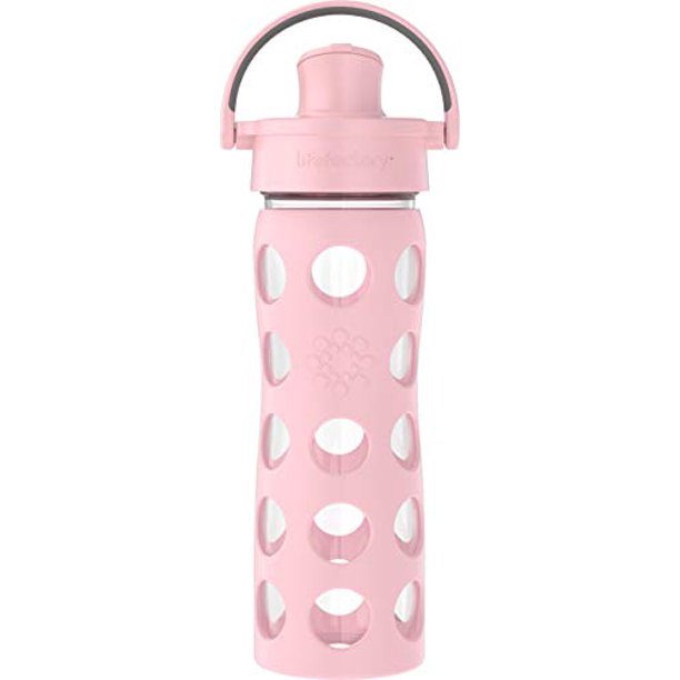 Lifefactory 16oz Active Flip Cap, Desert Rose Glass Water Bottle - Walmart.ca