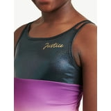Justice Ombre Macrame Back Dance and Gymnastics Leotard with Scrunchie ...